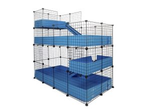 2 x 4 Stacking Guinea Pig Cage - C and C Guinea Pig Cages