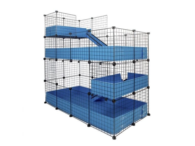 2x3 Stacking Modular Grid Guinea Pig Cage - C and C Guinea Pig Cages