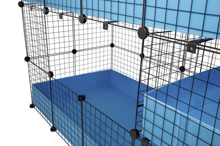 2x3 Stacking Modular Grid Guinea Pig Cage - C and C Guinea Pig Cages