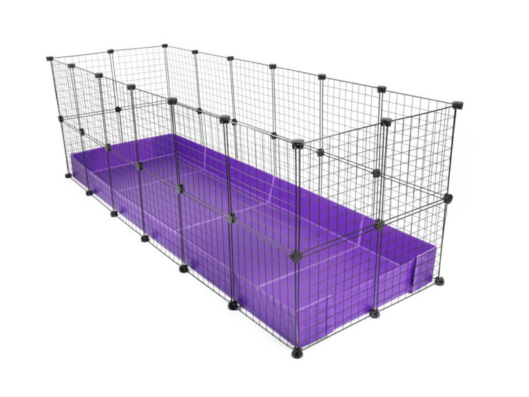 2x6 C&C Rabbit Cage - Mesh Grid & Correx - C and C Guinea Pig Cages